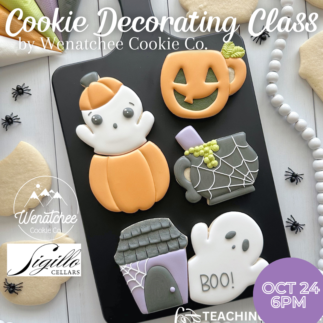Peek A Boo Halloween Cookie Decorating Class @ Sigillo Cellars - Lake ...
