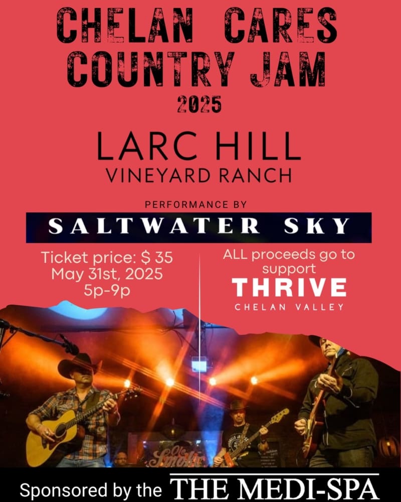 Chelan Cares Country Jam- Benefit Concert – Lake Chelan Chamber of Commerce